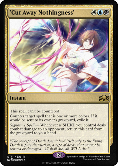 MTGNexus - 'Cut Away Nothingness'