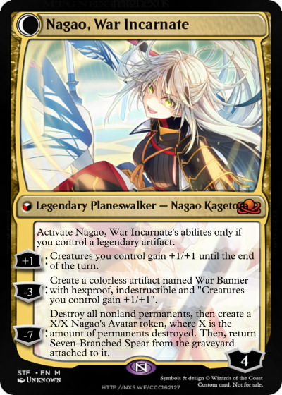 MTGNexus - Seven-Branched Lance // Nagao, War Incarnate