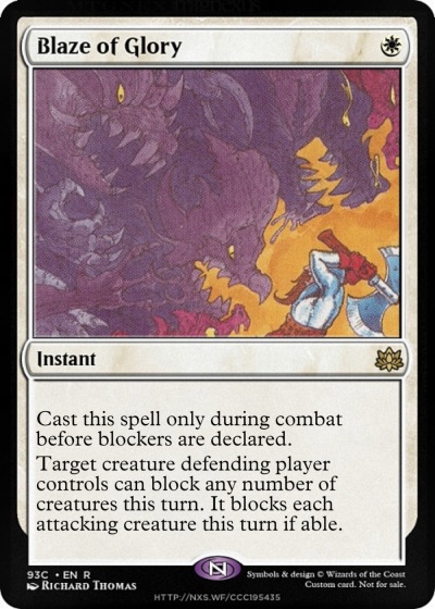 MTGNexus - Blaze of Glory