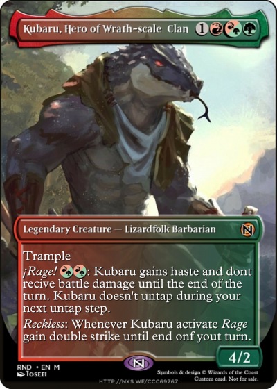 MTGNexus - Kubaru, Hero of Wrath-scale Clan