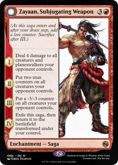 MTGNexus - Zayaan, Subjugating Weapon // Zayaan, Mastered Arts