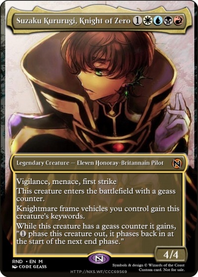 MTGNexus - Suzaku Kururugi, Knight of Zero