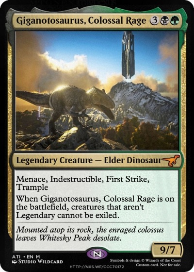 MTGNexus - Giganotosaurus, Colossal Rage