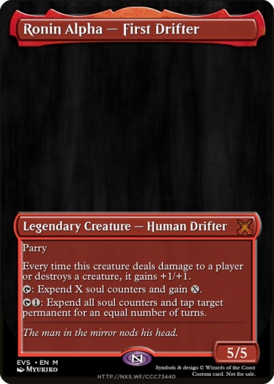 MTGNexus - Dorian Ashenlander, Black Hand // Ronin Alpha — First Drifter