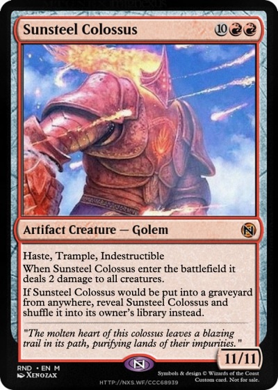 MTGNexus - Sunsteel Colossus