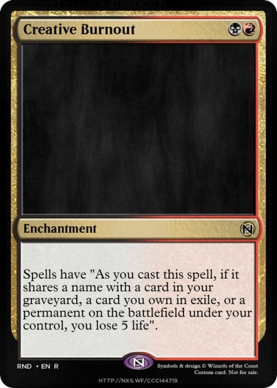 MTGNexus - Creative Burnout