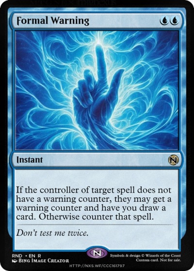 MTGNexus - Formal Warning
