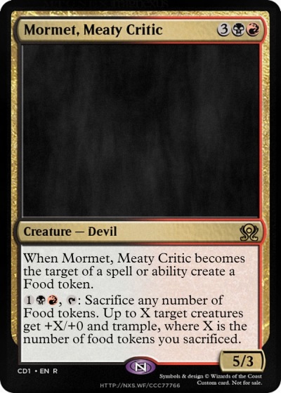 MTGNexus - Mormet, Meaty Critic