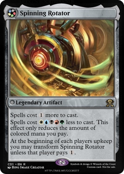 MTGNexus - Stopped Rotator // Spinning Rotator