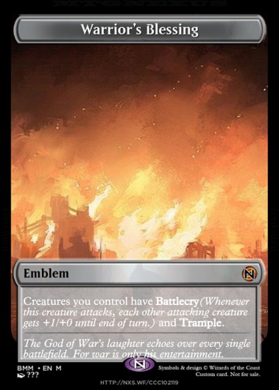 MTGNexus - Warrior's Blessing