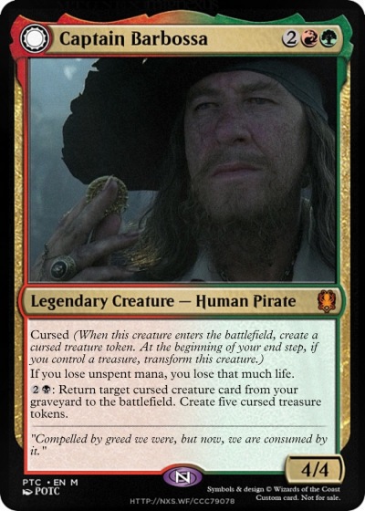 MTGNexus - Captain Barbossa // Barbossa, the Cursed