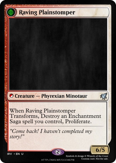 MTGNexus - Wandering Storyteller // Raving Plainstomper
