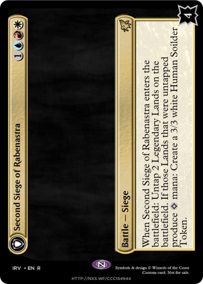 MTGNexus - Second Siege of Rabenastra // Boris, Wallkeeper