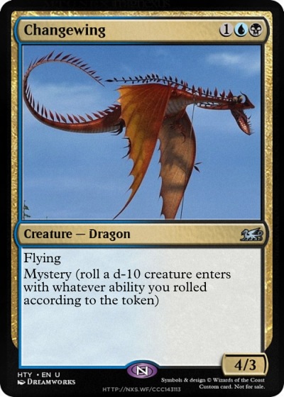 Changewing How To Train Your Dragon