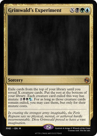 MTGNexus - Grimwald's Experiment