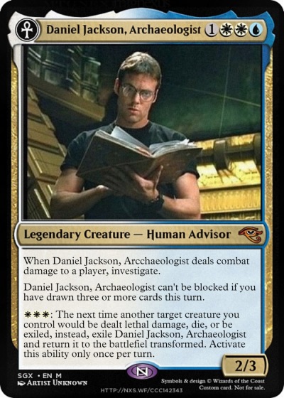 MTGNexus - Daniel Jackson, Archaeologist // Daniel Jackson, Ascended