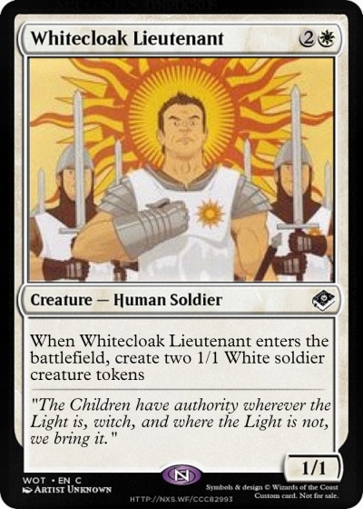 MTGNexus - Whitecloak Lieutenant