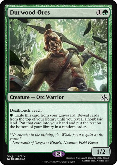MTGNexus - Durwood Orcs