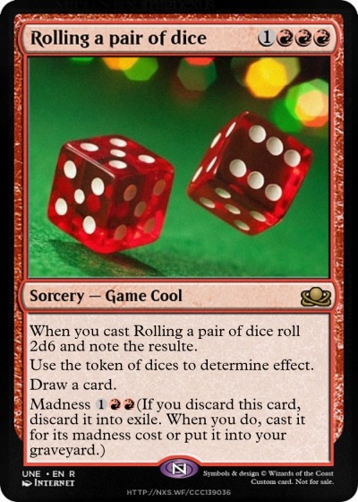 MTGNexus - Rolling a pair of dice