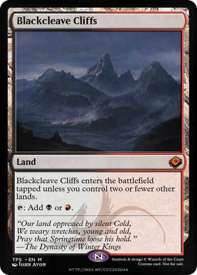 MTGNexus - Blackcleave Cliffs