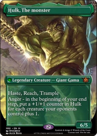 MTGNexus - Bruce Banner, gama scientist // Hulk, The monster