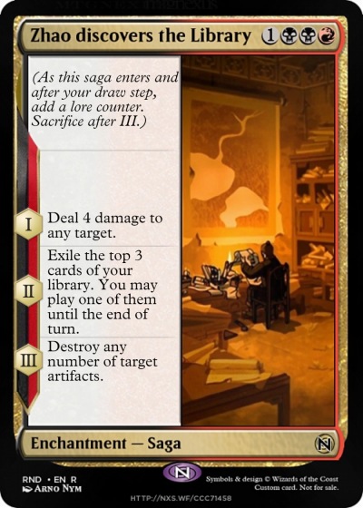 MTGNexus - Zhao discovers the Library