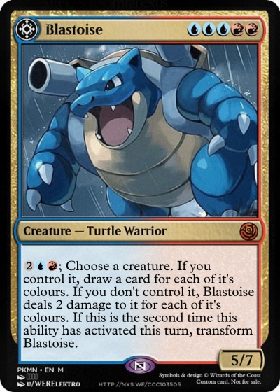 MTGNexus - Blastoise // Mega Blastoise