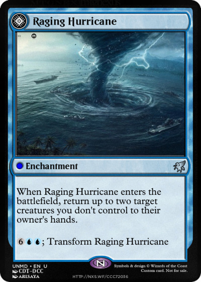 MTGNexus - Hurricane Hunter // Raging Hurricane