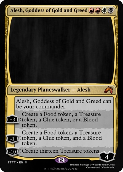 MTGNexus - Alesh, Goddess of Gold and Greed