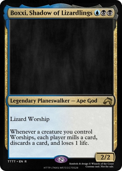 MTGNexus - Boxxi, Shadow of Lizardlings