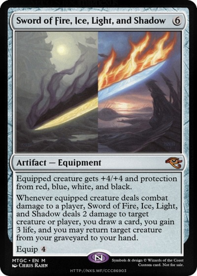 MTGNexus - Sword of Fire, Ice, Light, and Shadow