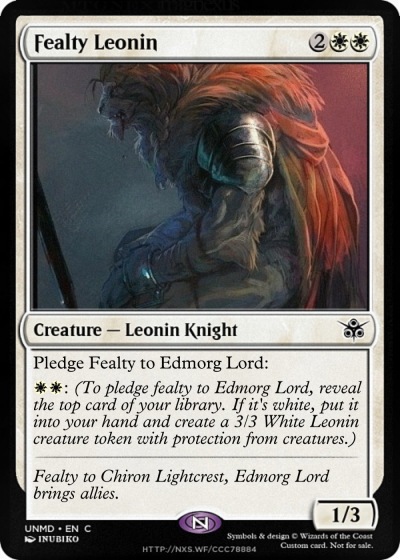 MTGNexus - Fealty Leonin