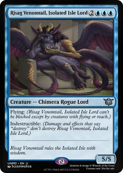 MTGNexus - Risag Venomtail, Isolated Isle Lord