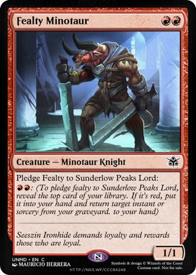 MTGNexus - Fealty Minotaur