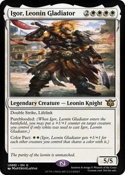 MTGNexus - Igor, Leonin Gladiator