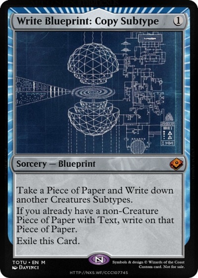 MTGNexus - Write Blueprint: Copy Subtype