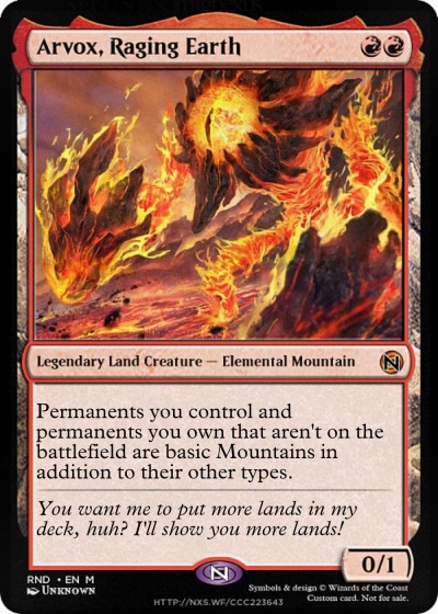 MTGNexus - Arvox, Raging Earth