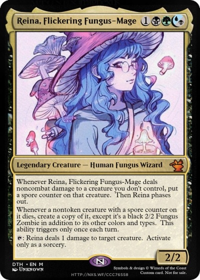 MTGNexus - Reina, Flickering Fungus-Mage