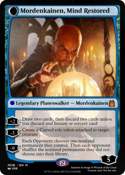 MTGNexus - Mad Mage of Mt. Baratok // Mordenkainen, Mind Restored