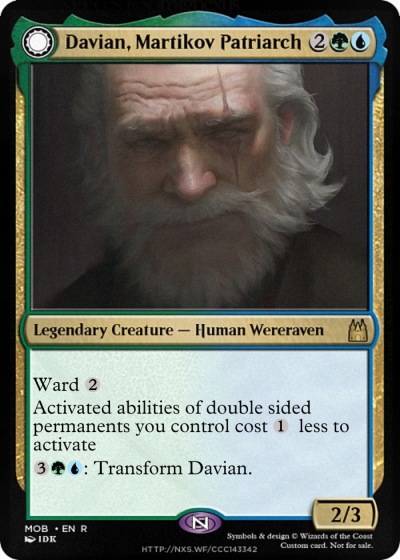MTGNexus - Davian, Martikov Patriarch // Davian, Winged Mentor