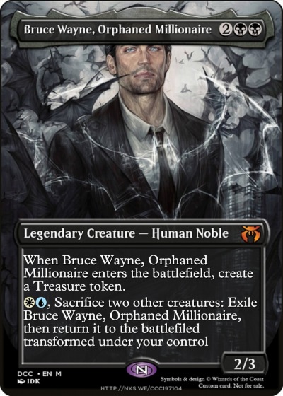 MTGNexus - Bruce Wayne, Orphaned Millionaire // Batman, Caped Crusader