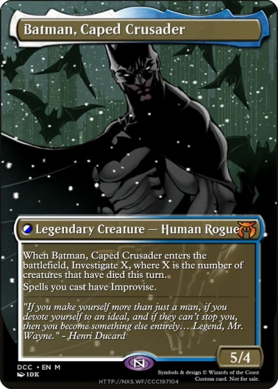 MTGNexus - Bruce Wayne, Orphaned Millionaire // Batman, Caped Crusader