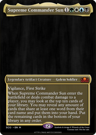 MTGNexus - Supreme Commander Sun