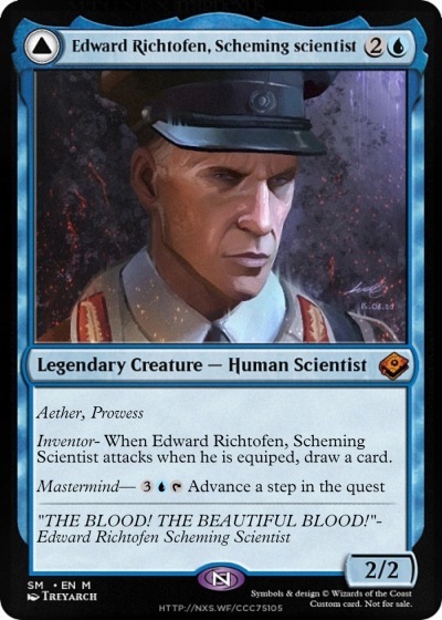 MTGNexus - Edward Richtofen, Scheming scientist // Edward Richtofen, Crypti