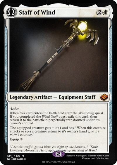MTGNexus - Staff of Wind // Boreas' Fury