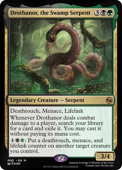 MTGNexus - Drothanor, the Swamp Serpent