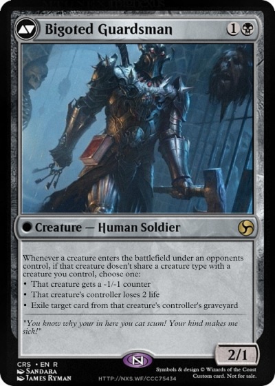 MTGNexus - Mercantile Lynx // Bigoted Guardsman