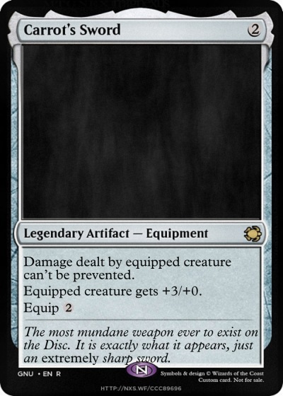 MTGNexus - Carrot's Sword