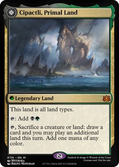MTGNexus - Cipactli, Primal Chaos // Cipactli, Primal Land