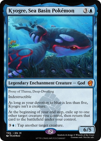 MTGNexus - Kyogre, Sea Basin Pokémon